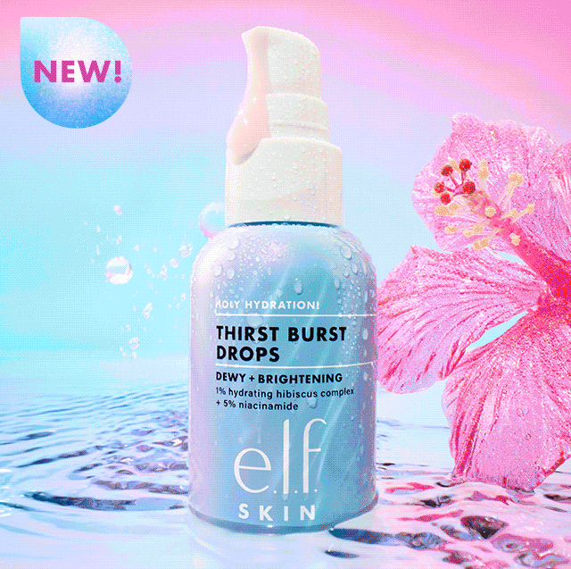 Elf Cosmetics: Just dropped 🤩 Holy Hydration! Thirst Burst Drops | Milled
