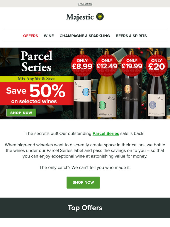 Majestic Wine: Don't Miss! Majestic's best-kept secret – the Parcel ...