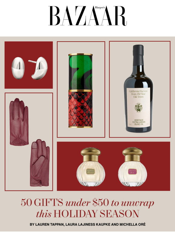 Harper's Bazaar: 50 Gifts Under $50 | Milled