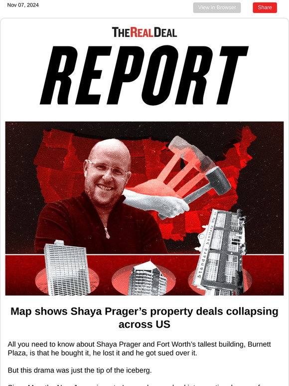 The Real Deal: Special report: Map shows Shaya Prager’s property deals ...
