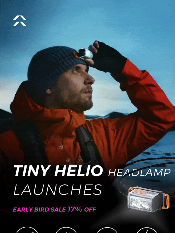 Flextail: Official launch: TINY HELIO 600Z headlamp | Milled
