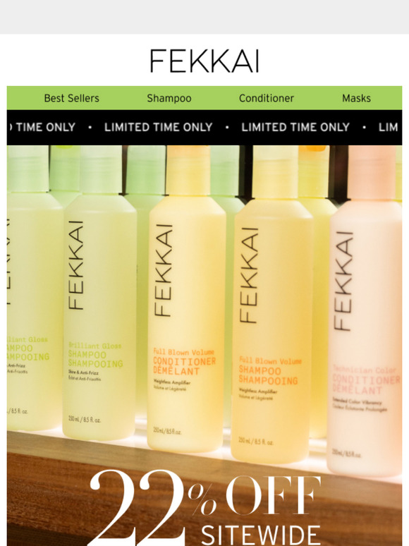 Fekkai: 22% Off Sitewide! Black Friday Early Access | Milled