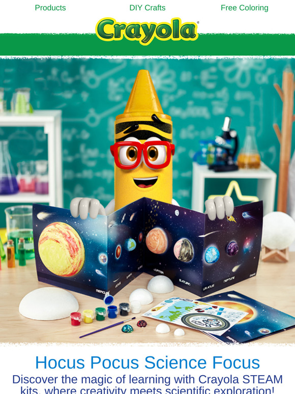 Crayola: Unlock the Magic of Science with Crayola STEAM Kits | Milled