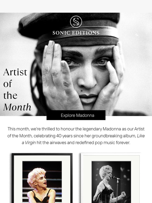 Sonic Editions: Celebrating 40 Years of Madonna: Our Artist of the ...