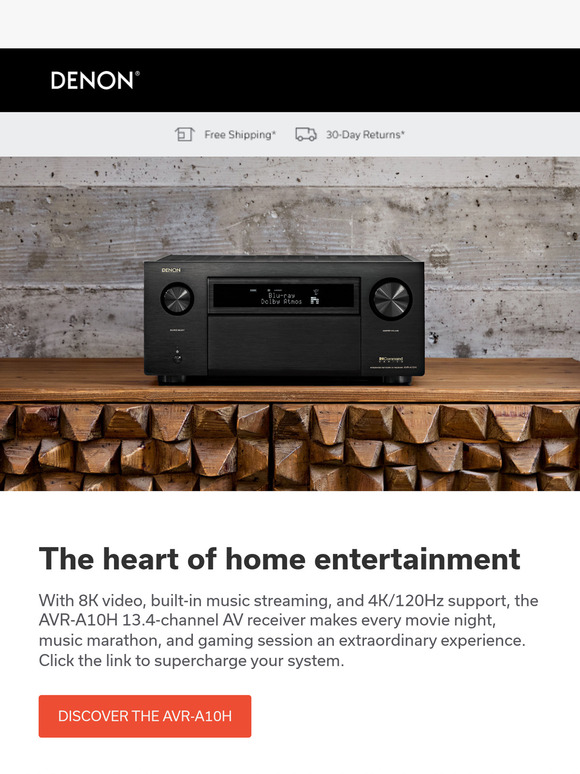 Denon: Meet the Denon AVR-A10H, the Ultimate Audiophile AVR | Milled