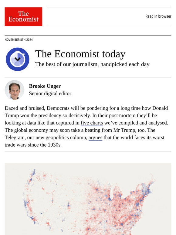 The Economist Dk: Five charts show how Trump won the election | Milled