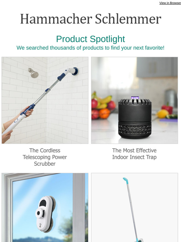 Hammacher Schlemmer: Product Spotlight: The Cordless Telescoping Power ...