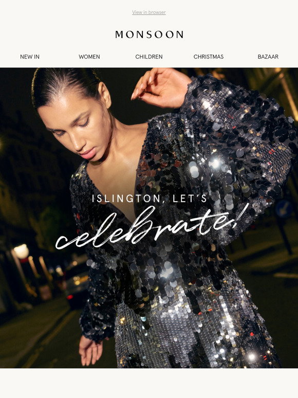 Monsoon: Islington, Christmas has landed in store | Milled