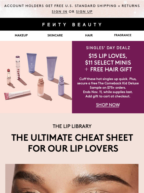 Fenty Beauty: What’s your fave lip formula? 🔮 Answer inside | Milled