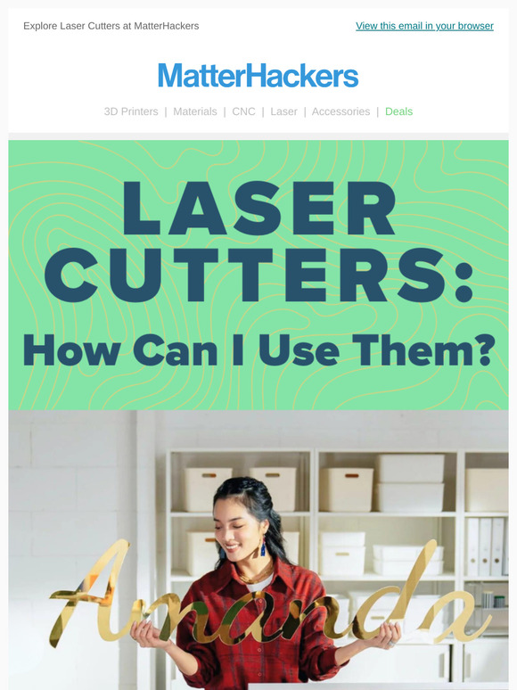 MatterHackers: Laser Cutters: How Can I Use Them? | Milled