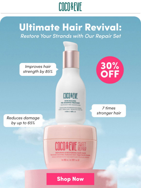 Coco & Eve: Repair Hair With These Steps | Milled