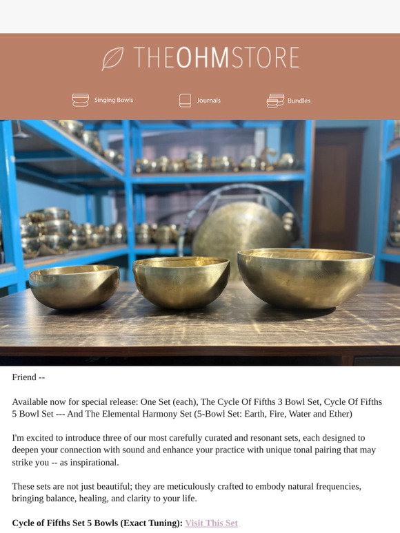 The Ohm Store: [Cycle Of Fifths] Perfect Fifth Based Sets | Milled