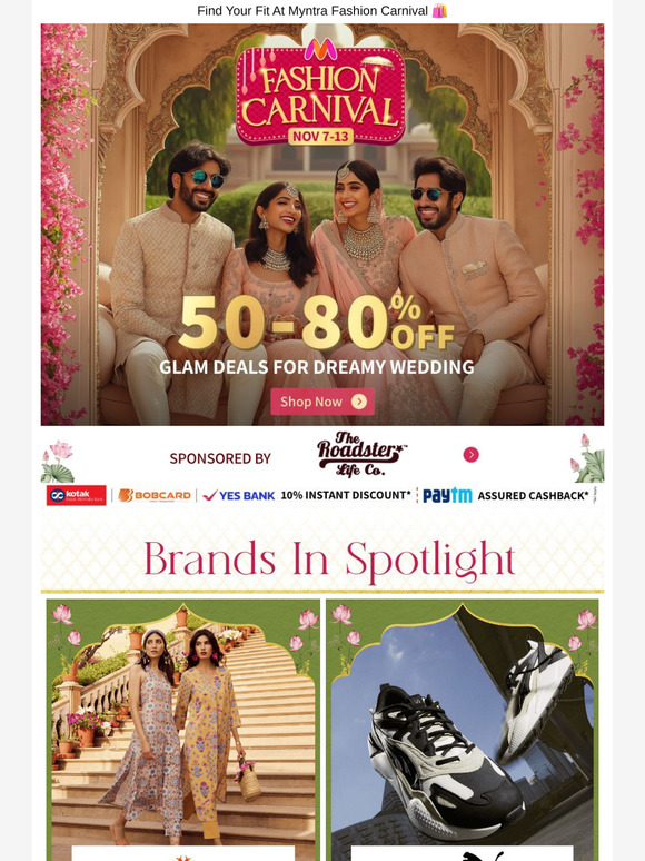 Myntra: Chasing Epic Offers? You’re Close! 💥 | Milled