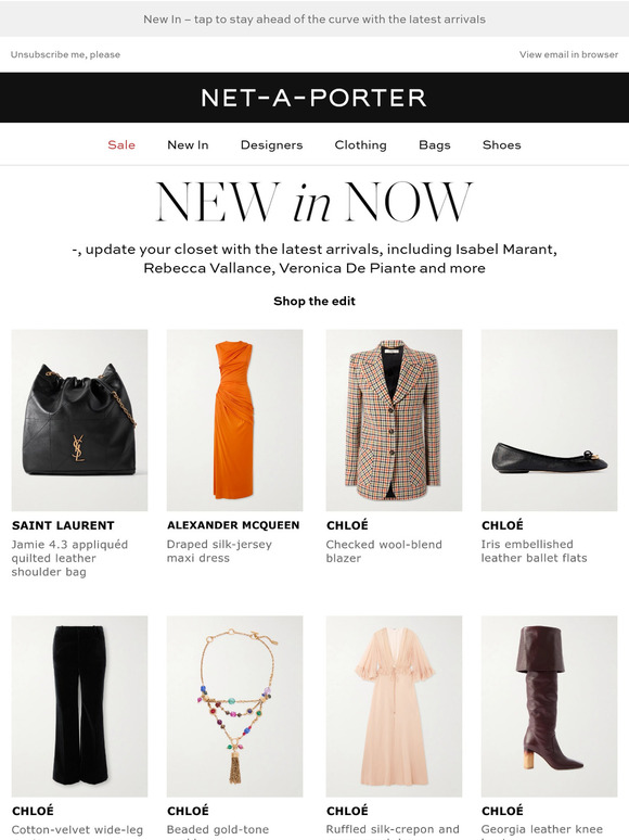 Net-A-Porter: New In now | Milled
