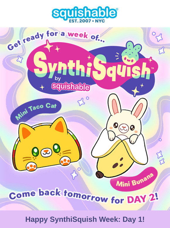 Squishable: Welcome to SynthiSquish Week, Day 1: Mini Bunana & Mini ...