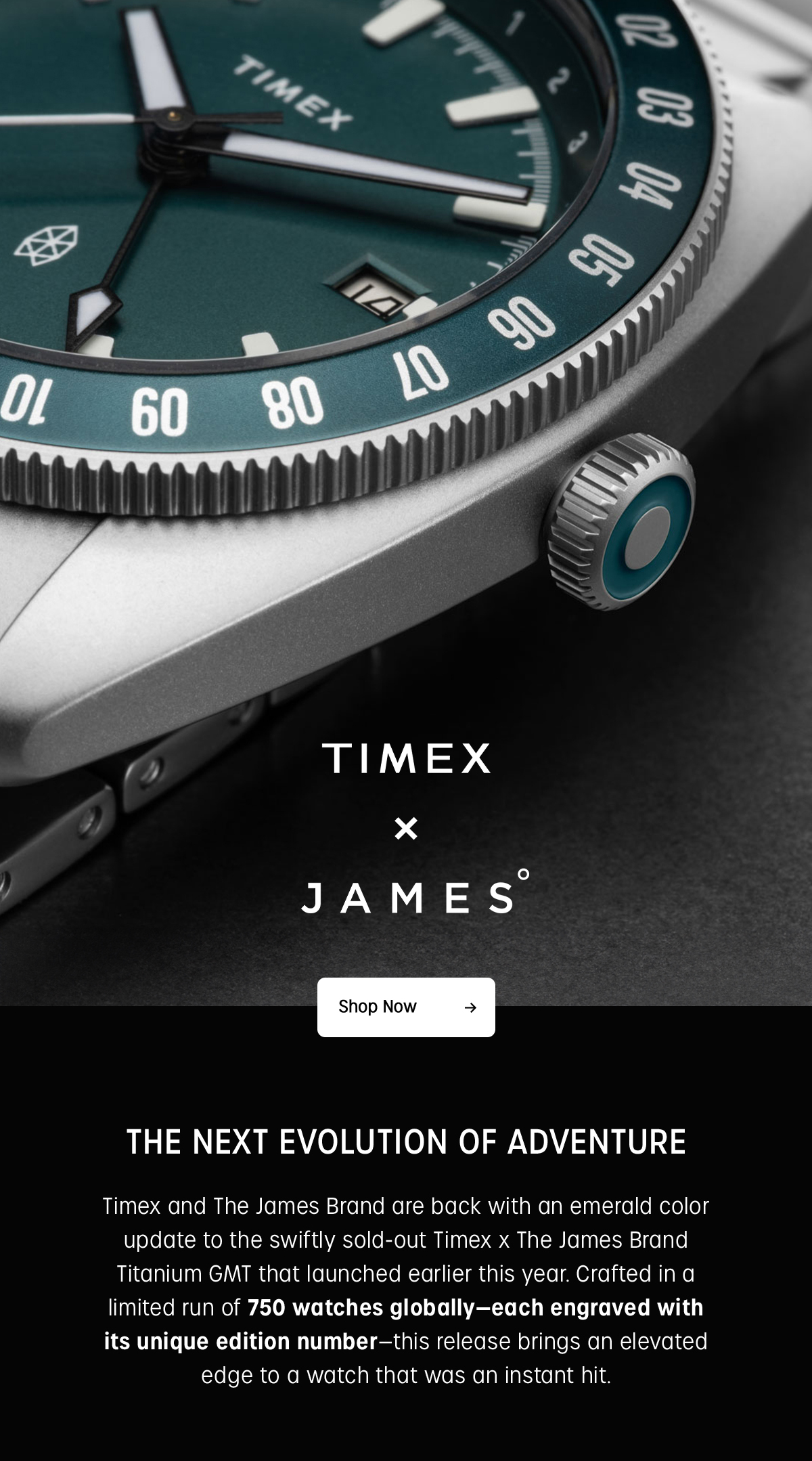 Timex: Timex x The James Brand - The Next Evolution of Adventure | Milled