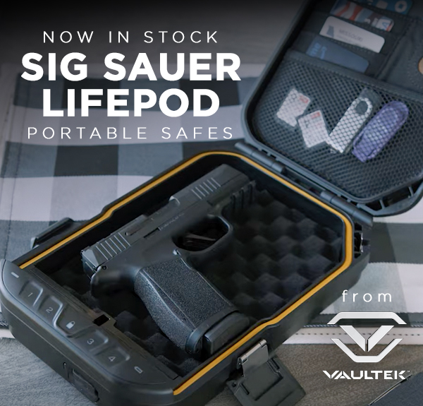 SIG SAUER: NOW IN STOCK: Pistol Safes from Vaultek | Milled