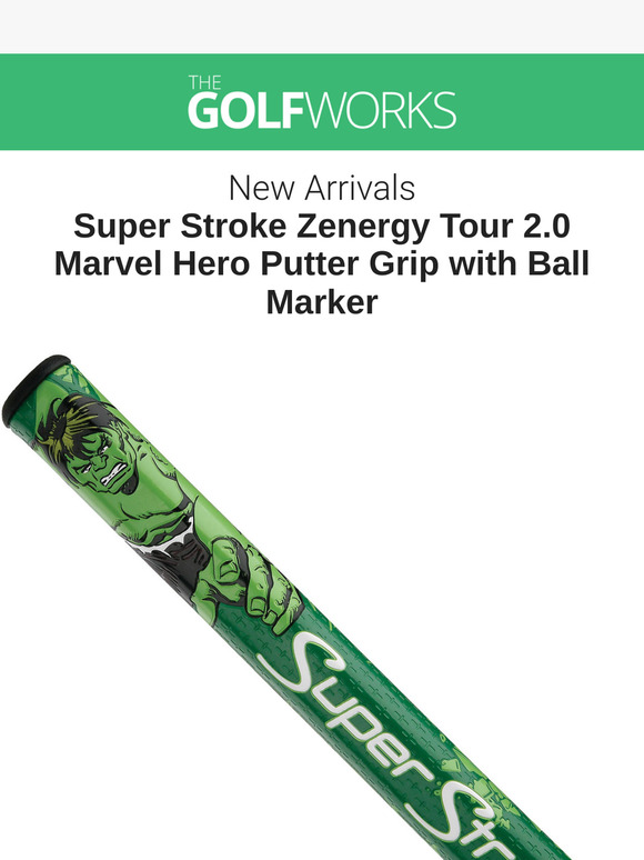 GolfWorks: Super Stroke Marvel Putter Grips Now Available | Milled
