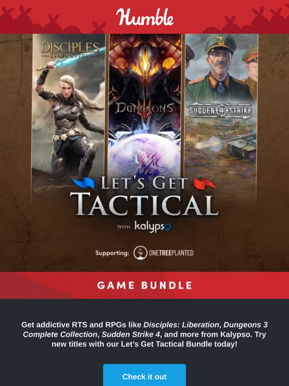 Humble Bundle: Tactical RPG and RTS titles like Disciples: Liberation ...