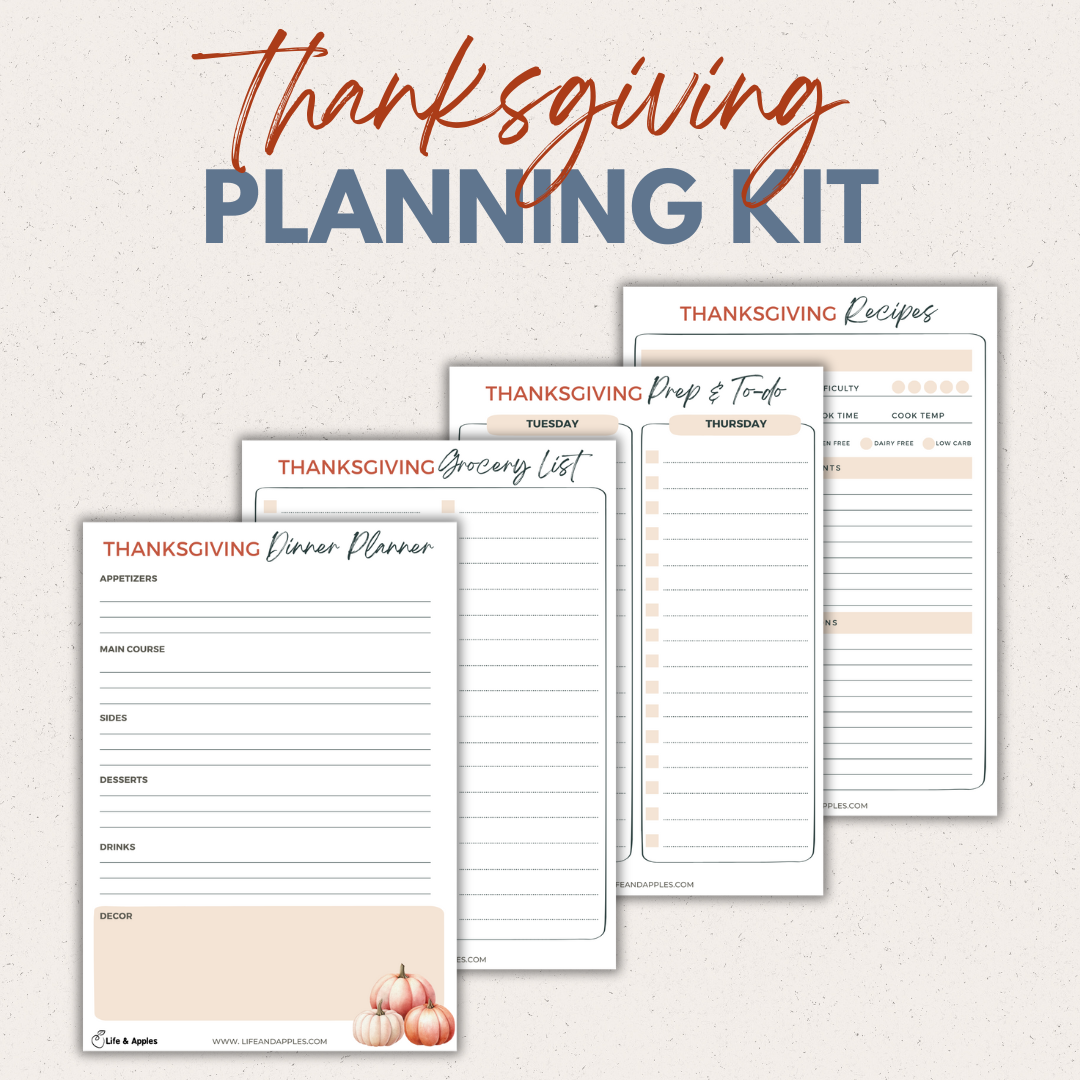 Life & Apples: 🍎Thanksgiving Planner [Printable Inside💌] | Milled