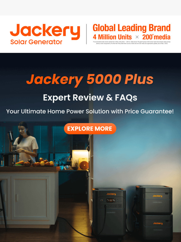 Jackery: Top Q&A and Expert Reviews About the Jackery 5000 Plus! | Milled