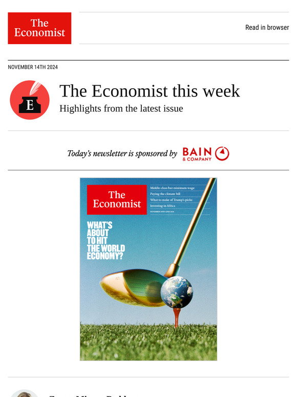 The Economist: What’s about to hit the world economy? | Milled