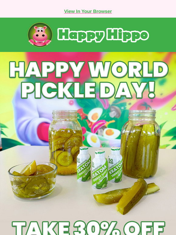 Happy Hippo: Dill Pickles and Kratom... ? 🤔 | Milled