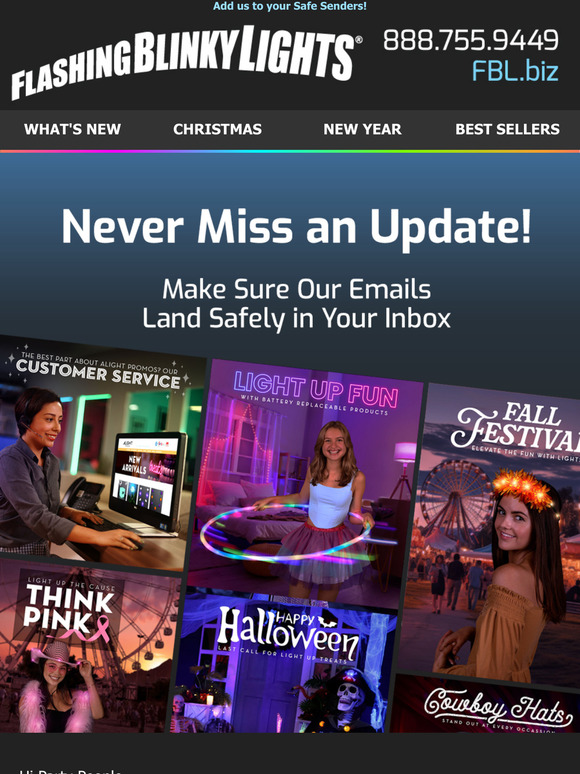 Flashing Blinky Lights: Important Message From Flashing Blinky Lights ...