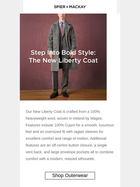 Spier & Mackay: Discover the New Liberty Coat Available For Pre-Order ...
