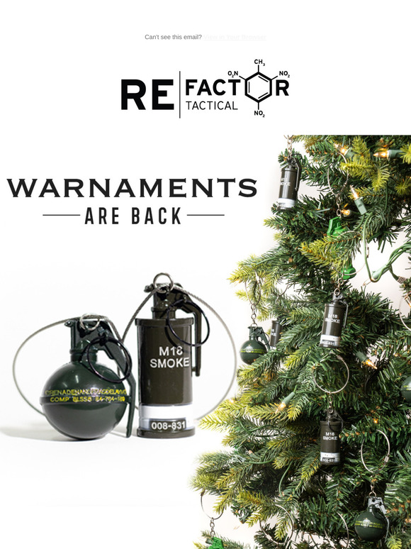 RE Factor Tactical: Warnaments are back! | Milled