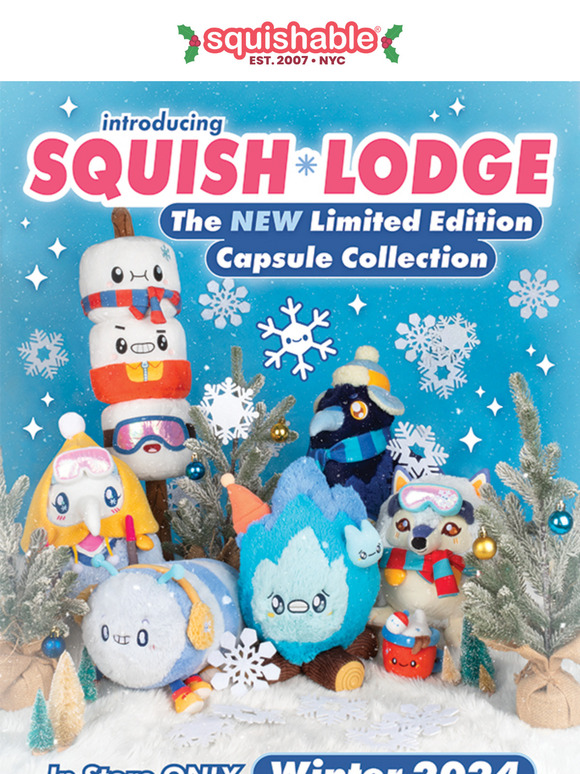 Squishable: Just dropped: The official 2024 Winter Capsule Collection! | Milled