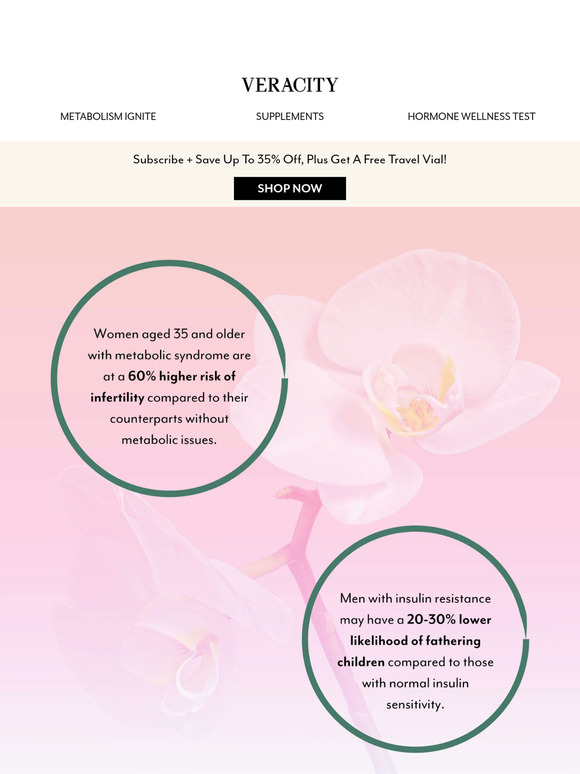 Veracity Selfcare: How metabolic health supports fertility🌱 | Milled