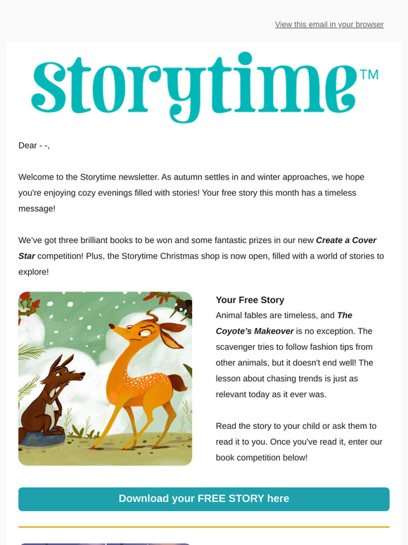 Storytime Magazine: The Coyote's Makeover - chasing trends doesn’t end well | Milled