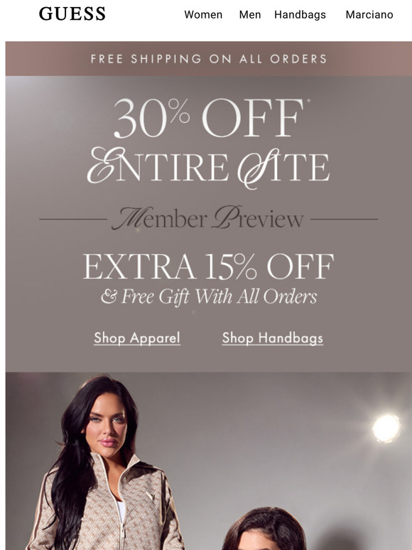 GUESS? Email Newsletters: Shop Sales, Discounts, and Coupon Codes