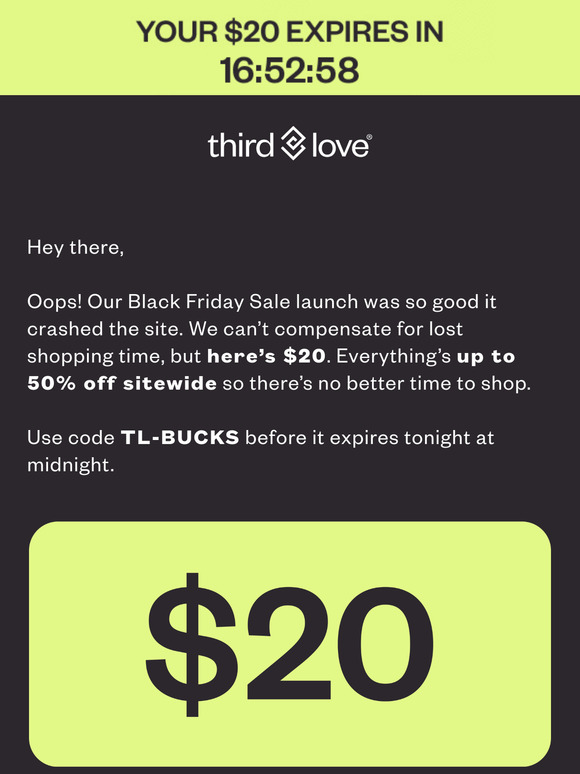 Thirdlove discount codes store