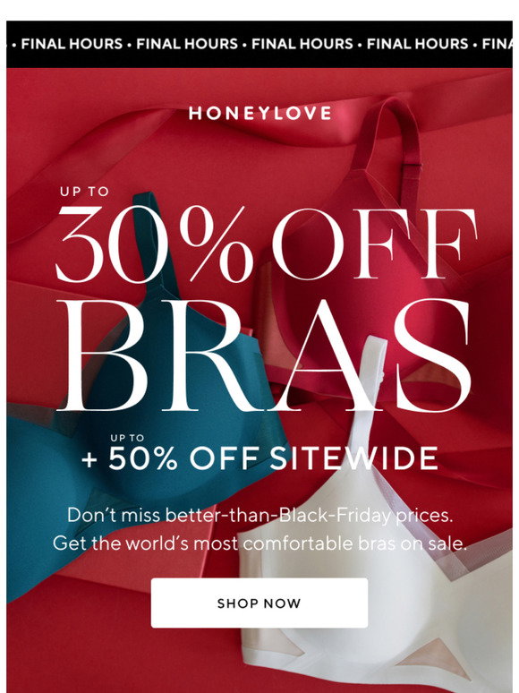 HoneyLove: Best bra prices ALL YEAR | Milled
