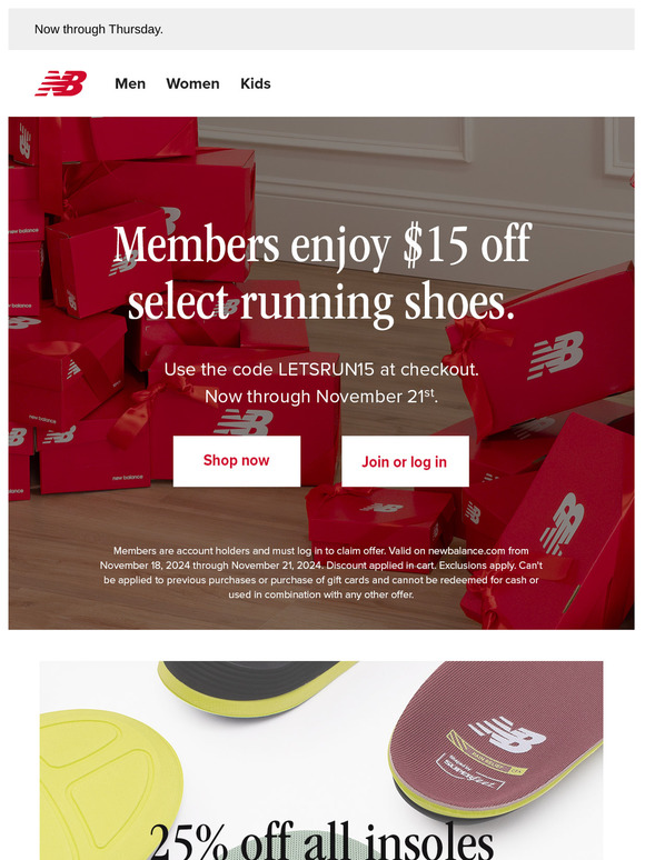 New Balance Email Newsletters: Shop Sales, Discounts, and Coupon Codes