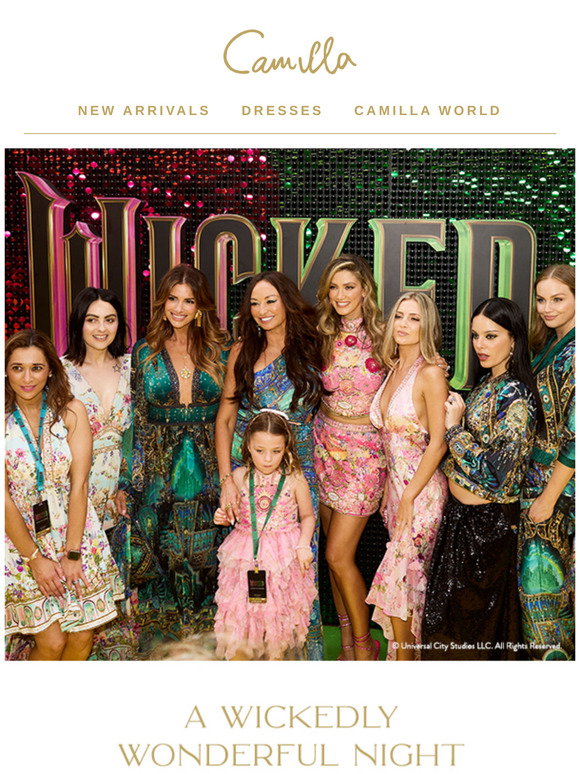 Camilla: As Seen On The WICKED Red Carpet | Milled