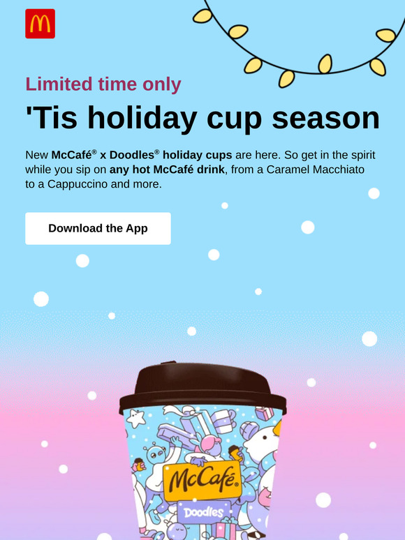 McDonald's: McCafé® x Doodles, ready to sip? | Milled