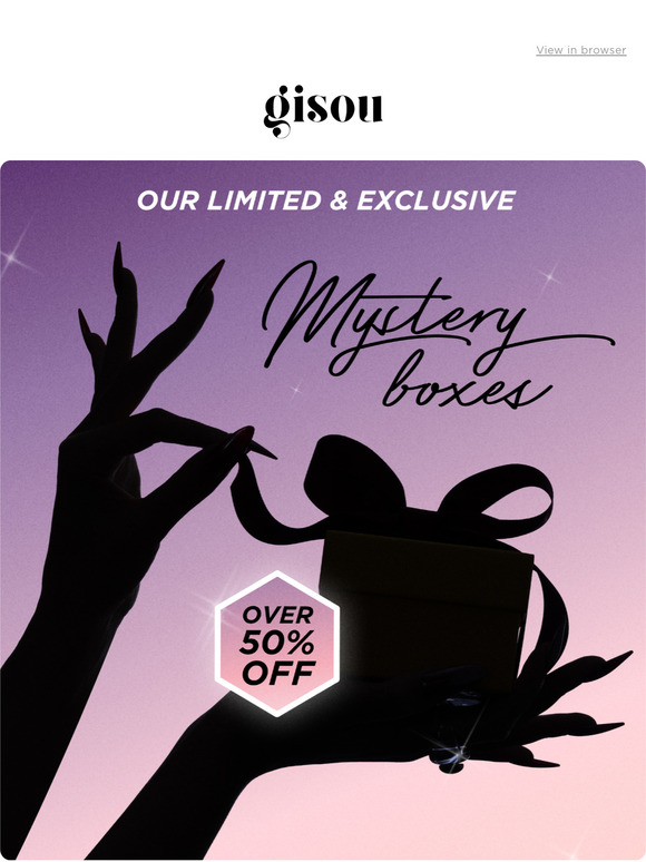 Gisou: Save over 50% with Mystery Boxes 🎁 | Milled