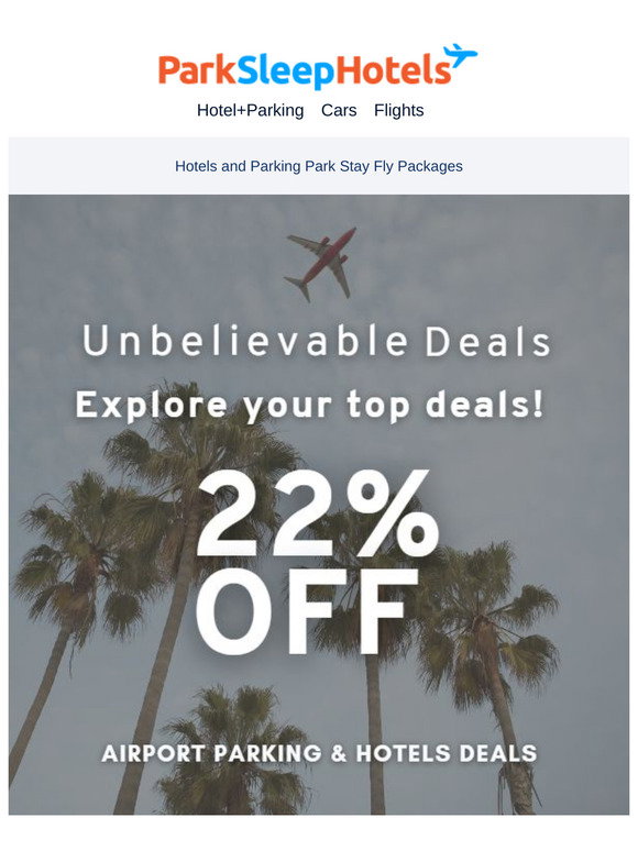 Park Sleep Hotels: ️ Limited-Time Alert: Free Airport Parking When You ...