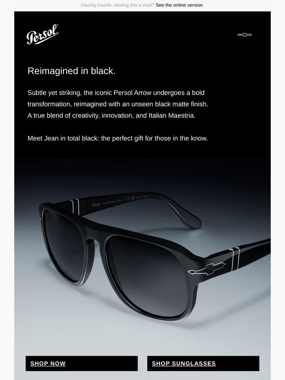 Persol: Unveiling a bold new arrow design | Milled