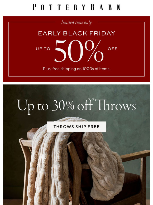 Pottery Barn Shop EARLY BLACK FRIDAY Dream in color The Cozy Cloud Quilt Milled