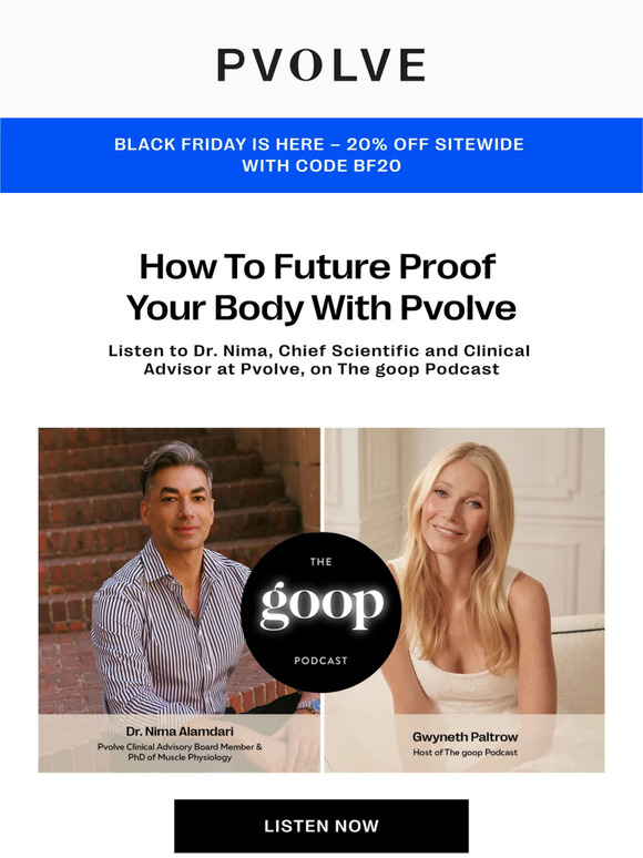 Pvolve: Live on the goop Podcast with Gwyneth Paltrow! | Milled
