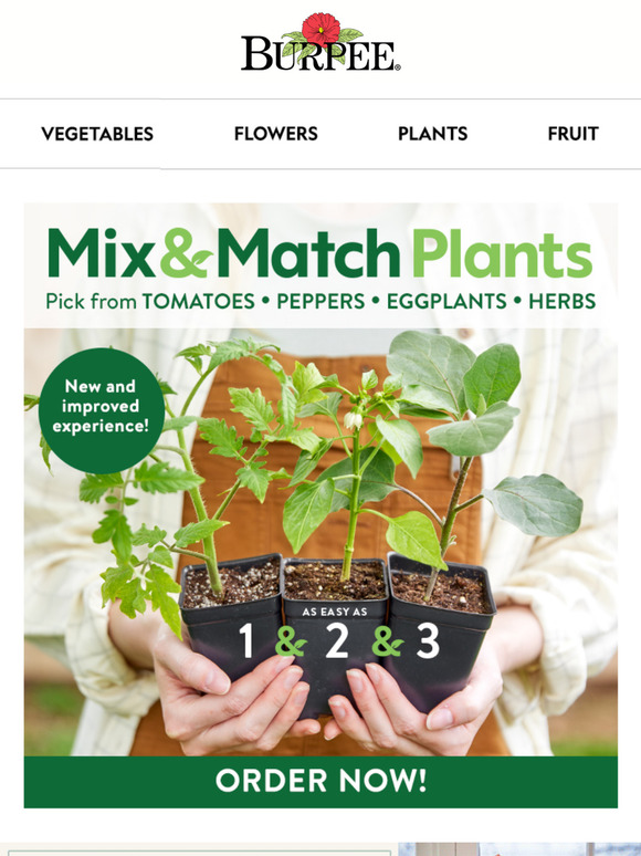 Burpee: Mix & match your plants 🌿 | Milled