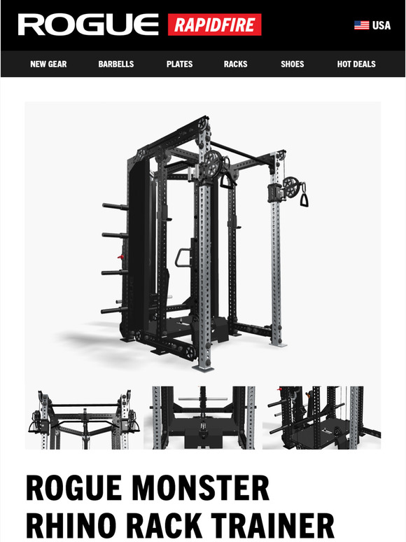 Rogue Fitness: Just Launched: Rogue Monster Rhino Trainer | Milled