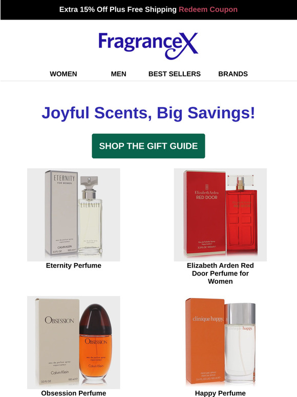 Fragrance X: Here’s Your Holiday Gift Cheat Sheet! Eternity Perfume ...