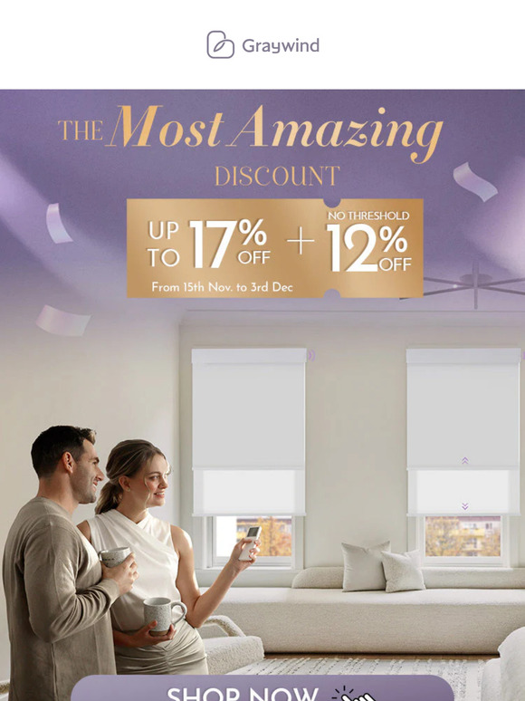 Graywind Blinds: Black Friday Sale at Graywind is Live! 🎁Finally, the ...