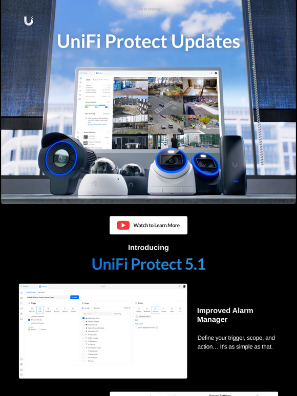 Ubiquiti: UniFi Protect Updates: Protect 5.1 | AI Turret | AI Dome | AI ...