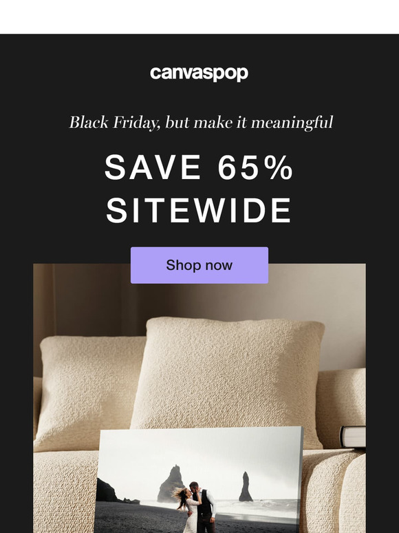Canvaspop: Canvaspop's Biggest Sale of the Year Is Here! | Milled